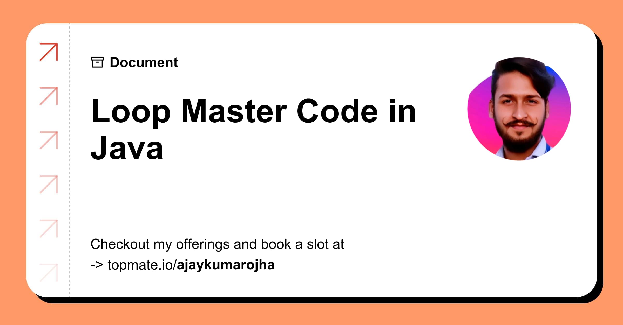 Loop Master Code In Java With Ajay Kumar Ojha
